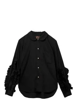 Comme Des Garçons Ruffled Shirt - Black