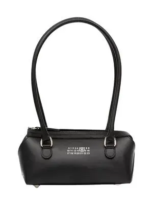 MAISON MARGIELA Mini Bauletto J Logo Shoulder Bag - Black