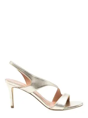 LELLA BALDI Open-toe Slingback Sandals - Gold