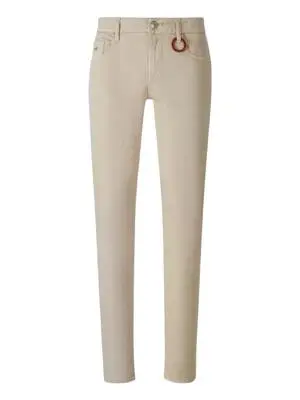 TRAMAROSSA Michelangelo Ring-detail Jeans - Neutrals