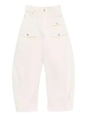 Sportmax Patch-pocket Jeans - Neutrals