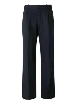 NINE:INTHE:MORNING Philip Pleated Chinos - Blue