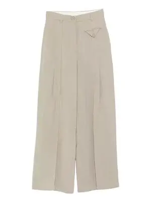 Sú Pleated Trousers - Neutrals