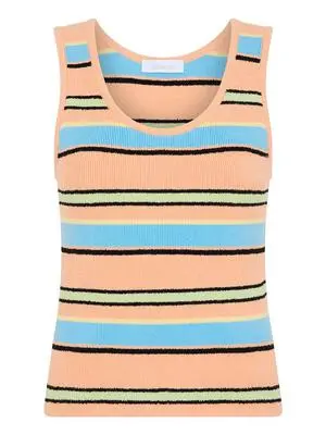 Rabanne Striped Tank Top - Multi
