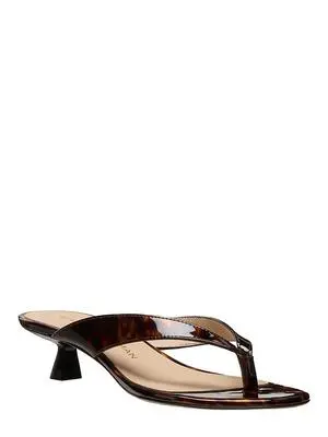 STUART WEITZMAN Rio Gloss Kitten Heel Sandals - Classic