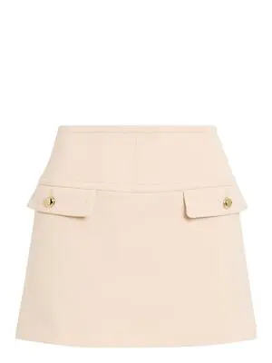 TOM FORD Wool-blend Mini Skirt - Blush