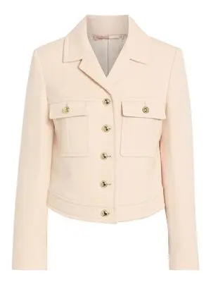 TOM FORD Cropped Wool-blend Jacket - Blush
