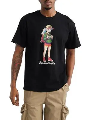 BILLIONAIRE BOYS CLUB Explore Cotton Graphic T-shirt - Black