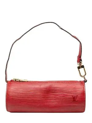 LOUIS VUITTON 1997 Epi Pochette Papillon Handbag - Red