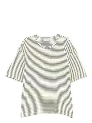 Officine Générale Striped T-shirt - Neutrals