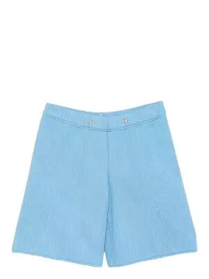 NEERA Star-Motif Textured Shorts