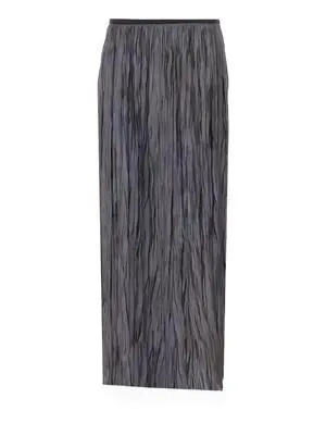 ROBERTO COLLINA Pleated Skirt - Grey
