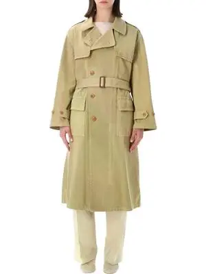 Auralee Light Melton Chesterfield Coat In Top Charcoal - 70% Off