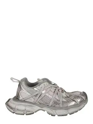 Balenciaga 3XL Extreme Laces B Slip-On Sneakers Silver