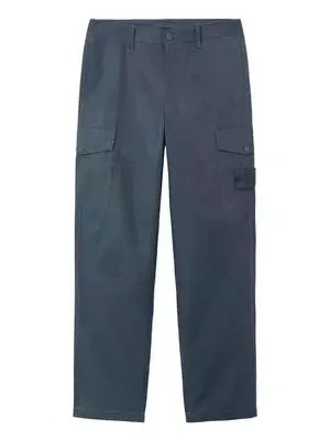 Stone Island Ghost Canvas Cargo Pants - Blue