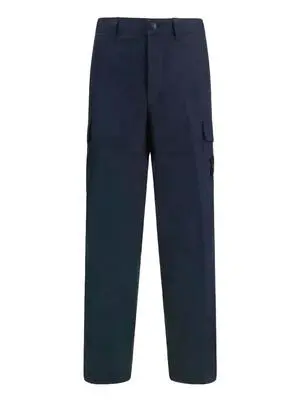 Stone Island Ghost Canvas Cargo Pants - Blue