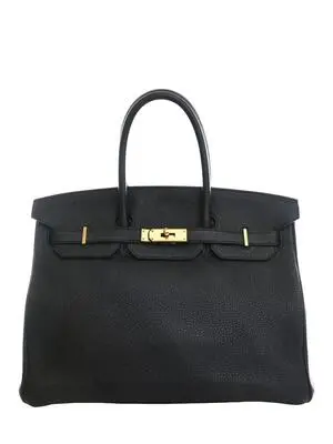 HERMÈS 2015 Togo Birkin Retourne 35 Handbag