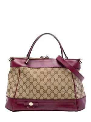 Gucci Gg Canvas Mayfair Satchel - Neutrals