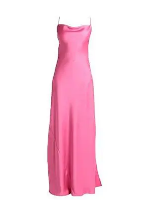 Andamane Maxi Slip Dress - Fuchsia