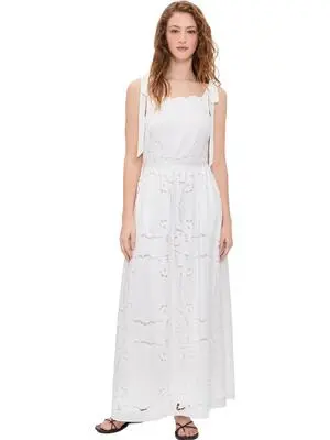 Saylor April Dress - White