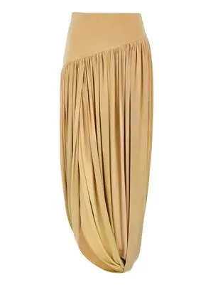 FERRAGAMO Skirt With Basque Detail - Neutrals