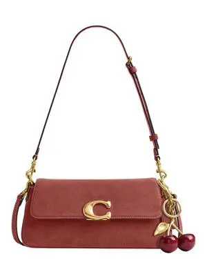 COACH Jet Suede Shoulder Bag - Brown
