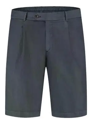 PT TORINO Pleated Drawstring Shorts - Grey