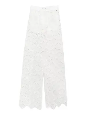 Herno Lace Trousers - White