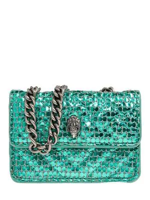 Kurt Geiger Kurt Geiger Micro Kensington Wallet On Chain Green