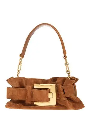 Balmain Baguette Shoulder Bag - Brown