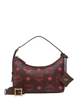 Mcm Aren Hobo In Maxi Visetos Cinnamon