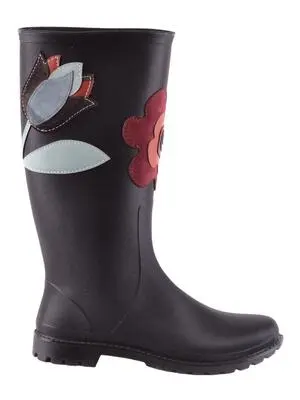 R.E.D. VALENTINO Mid-calf Booties - Black