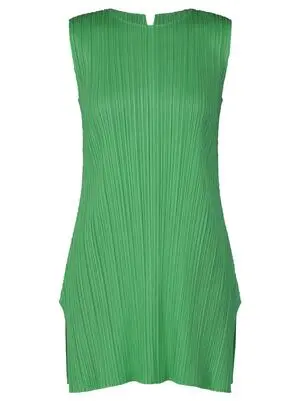 Missoni Long Sleeveless Lam Pleated Knit Dress - Multicoloured |  Editorialist