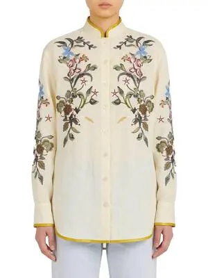 Valentino Garavani Embroidered Shirt - Beige