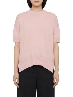 JIL SANDER Ribbed Knit Sweater - Pink