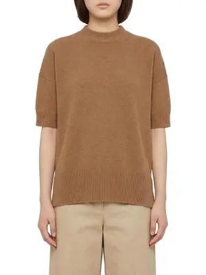 JIL SANDER Ribbed Knit Sweater - Sand