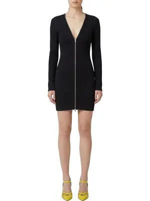 Alexander Wang Zip Up Dress - Black
