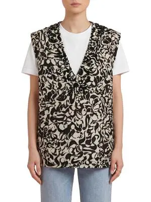 DRIES VAN NOTEN Dries Van Noten Sleeveless Vest With Embellished Neckline