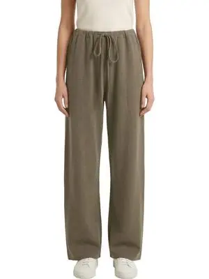 Extreme Cashmere Wide Leg Drawstring Pants - Dust