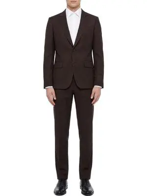 Paul Smith Single-breasted Wool Suit - Violet