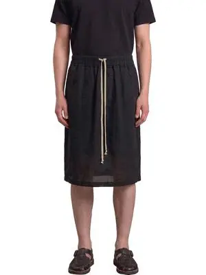 Rick Owens Polyester Shorts - Black