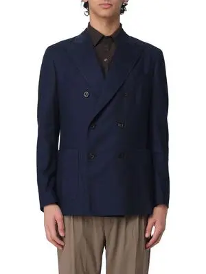 Boglioli Double Breasted Jacket - Blue