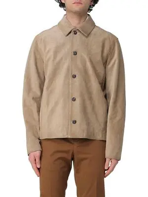 FAY Suede Shirt Jacket - Beige