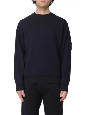 C.P. COMPANY Cotton Crewneck Sweatshirt - Blue