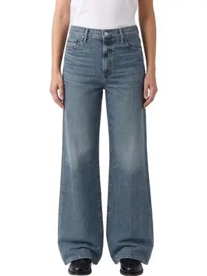 MOTHER Wide Leg Jeans - Blue