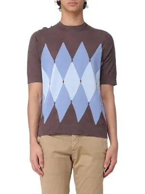 BALLANTYNE Argyle Patterned Sweater - Blue