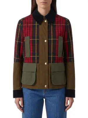 Alexander McQueen Tartan Cotton And Viscose Blend Jacket - Multicolor
