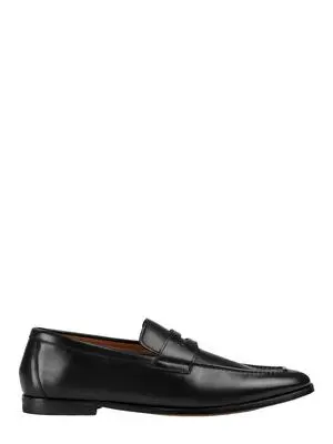 DOUCAL'S Leather Loafers - Black
