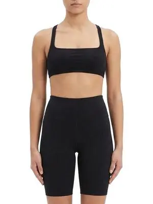 RICK OWENS Rick Owens Drkshdw Black Square Neck Tank Top