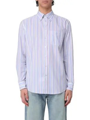 Etro Striped Cotton Basic Shirt Lilac